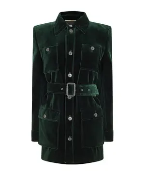 Saint Laurent Velvet Jacket - Black