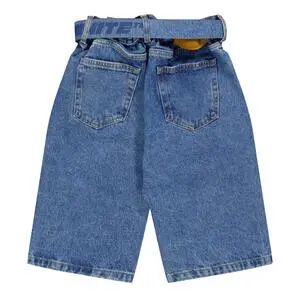 Off-White Belted Denim Shorts