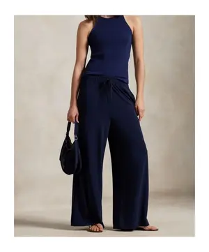 Polo Ralph Lauren Stretch Jersey Wide Leg Trousers