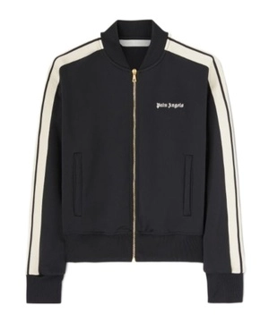Palm Angels Logo Embroidered Zipped Jacket