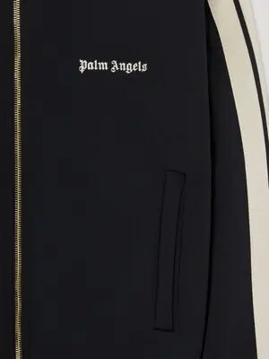 Palm Angels Logo Embroidered Zipped Jacket