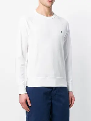 Polo Ralph Lauren Terry Lightweight Sweatshirt - White