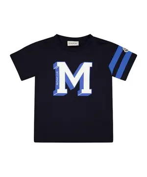 Moncler Moncler Logo Crew Neck T-Shirt Black