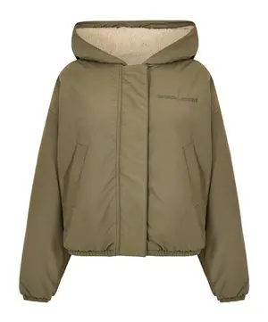 Canada Goose Hooded Cropped Jacket - Green