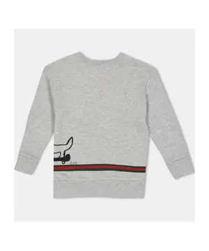 Gucci Printed Crew Neck Sweatshirt