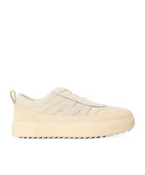 Moncler Quilted Low-top Sneakers - Nude