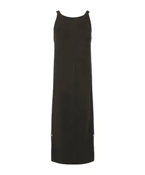 Barbour Dakota Knitted Midi Dress - Envy