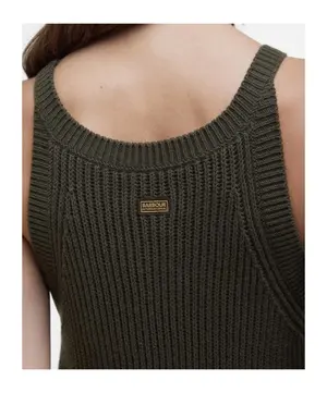 Barbour Dakota Knitted Midi Dress