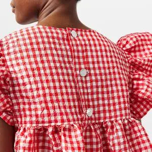 GANNI Ruffled Mini Dress