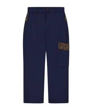 Fendi Logo Detail Track Pants - Black
