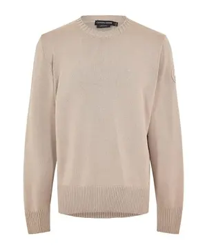 Canada Goose Fine-knit Crew Neck Sweater - Nude