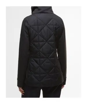Barbour Quilted Zip-up Jacket With Stand Collar