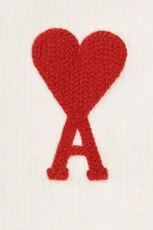 AMI Paris De Coeur Embroidered Hoodie