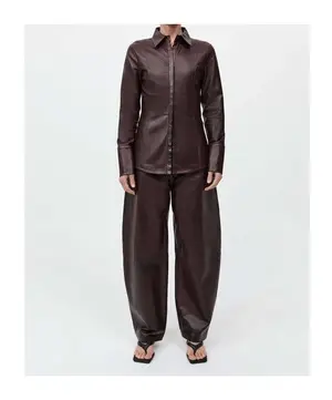 ST. AGNI Zipper Detail Track Pants