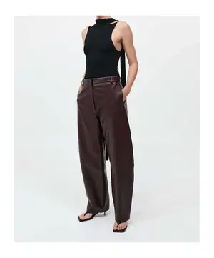 ST. AGNI Zipper Detail Track Pants
