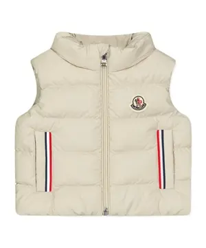 Moncler Logo Patch Quilted Vest
