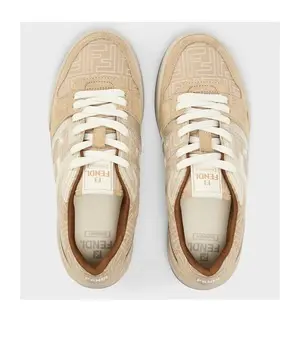 Fendi Lace-up Front Low-top Sneakers