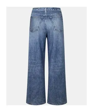 Rag & Bone Wide Leg Denim Trousers