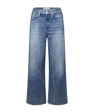 Rag & Bone Wide Leg Denim Trousers