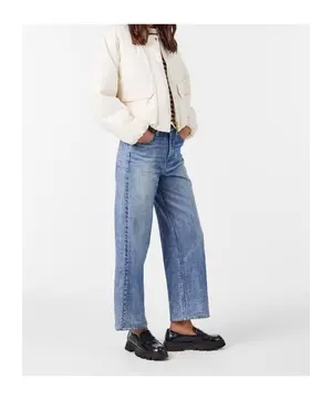Rag & Bone Wide Leg Denim Trousers