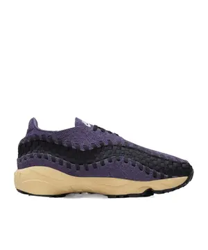 Nike Air Footscape Woven Low Trainers - Black