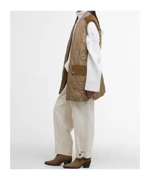 Barbour Lydia Quilted Gilet - Brown