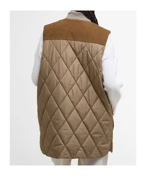 Barbour Lydia Quilted Gilet - Brown