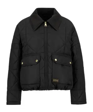 Barbour Long-sleeved Quilted Jacket - Black