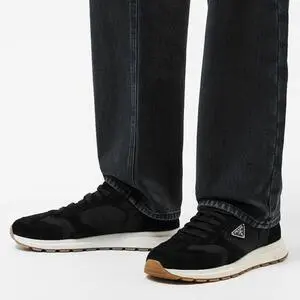 Prada Suede And Nylon Low-top Sneakers