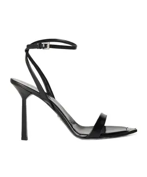 Prada Logo Detail Stiletto Heeled Sandals