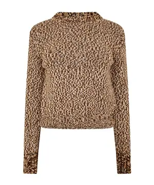 Moncler Leopard Print Knitted Sweater