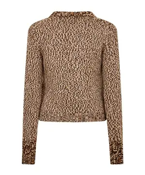 Moncler Leopard Print Knitted Sweater