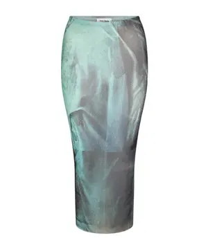 JEAN PAUL GAULTIER Jean Paul Gaultier Midi Skirt Gray