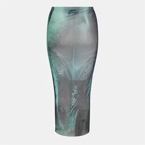 JEAN PAUL GAULTIER Midi Skirt - Gray
