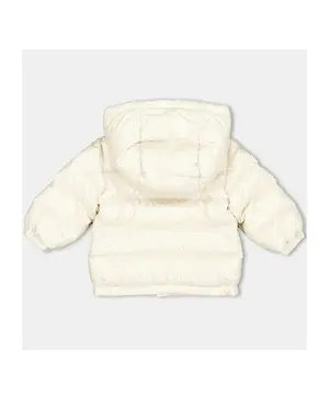 Moncler Logo Patch Down Jacket With Hood