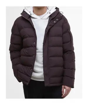 Barbour Long-sleeved Hooded Quilted Jacket