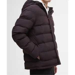Barbour Long-sleeved Hooded Quilted Jacket