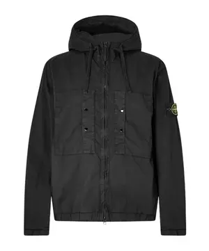 Stone Island Supima Cotton Twill Hooded Jacket