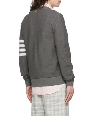 Thom Browne Striped V-neck Cardigan