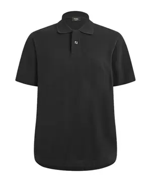 Fendi Short-sleeved Polo Shirt - Black