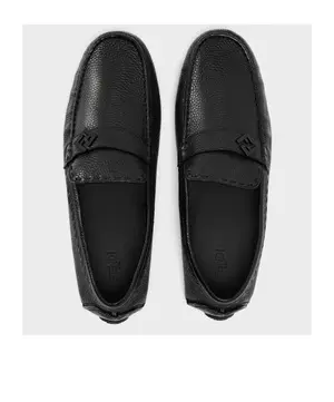 Fendi Logo Detail Loafers