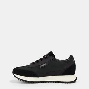 Moncler Low-top Sneakers With Suede And Fabric Accents