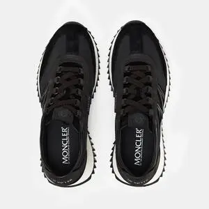 Moncler Low-top Sneakers With Suede And Fabric Accents