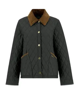 Barbour Quilted Jacket With Long Sleeves And Branded Pocket