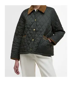 Barbour Quilted Jacket With Long Sleeves And Branded Pocket