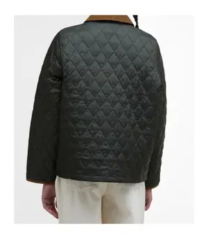 Barbour Quilted Jacket With Long Sleeves And Branded Pocket