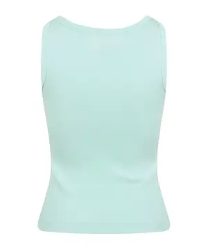 Casablanca Logo Patch Ribbed Tank Top