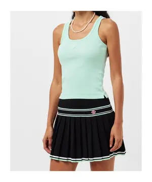 Casablanca Logo Patch Ribbed Tank Top