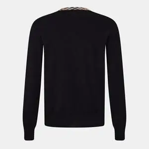 Burberry Crew Neck Long Sleeve Knit Sweater