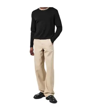 Burberry Crew Neck Long Sleeve Knit Sweater